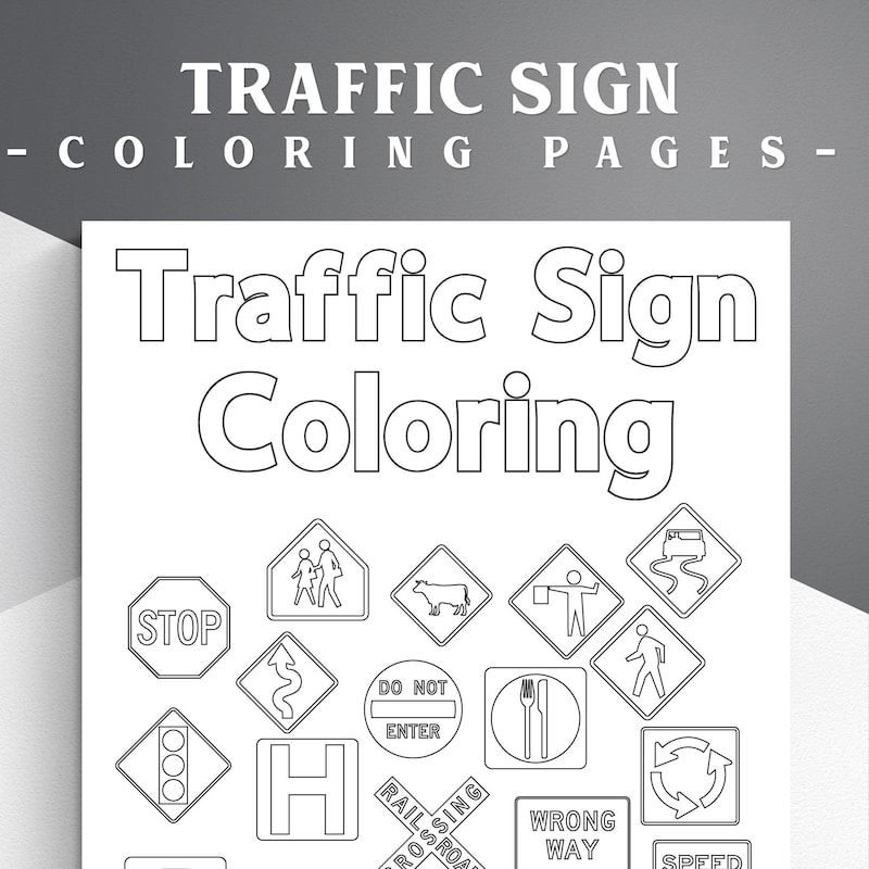 Traffic Signs Chart - Etsy
