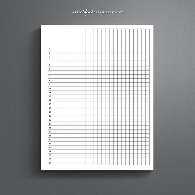 Printable Class Record and Checklist. Class Gradebook. Teacher ...