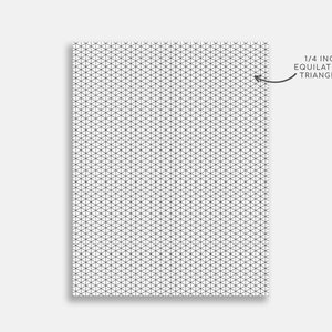 Isometric Graph Paper. Digital Isometric Grid Paper. PDF and | Etsy