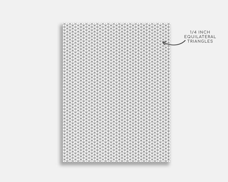Isometric Graph Paper. Digital Isometric Grid Paper. PDF and | Etsy