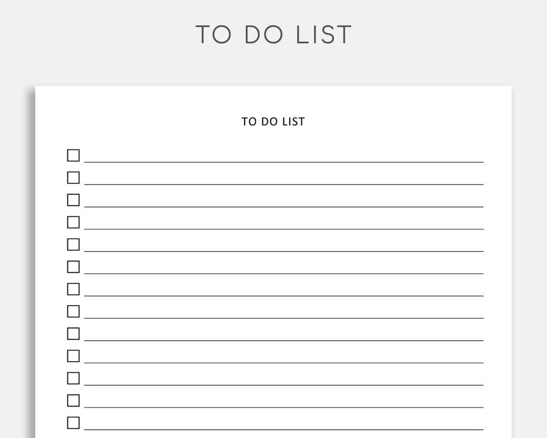 To Do List Checklist Task List Printable Todo List Etsy UK to-do-list-checklist-task-list-printable-todo-list-etsy-uk