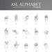 Printable Sign Language Sheet. ASL Alphabet Printable. - Etsy