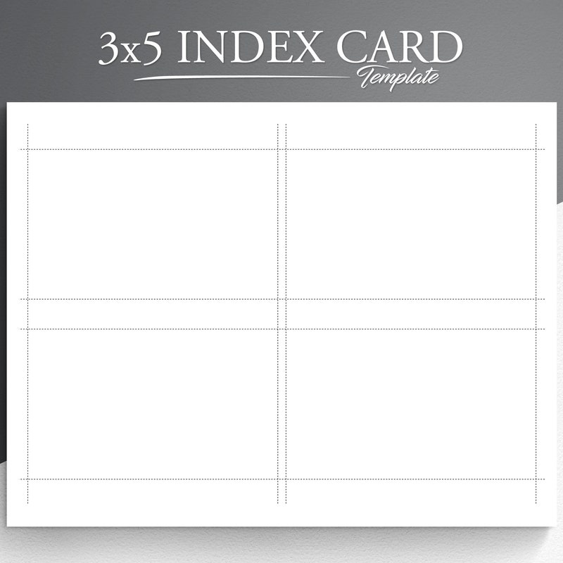 Blank Index Cards - Etsy