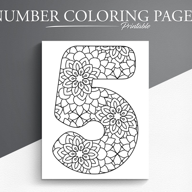 Mandala Numbers - Etsy