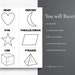 Basic Shapes Flash Cards: Printable Learning Set (PDF) - Etsy