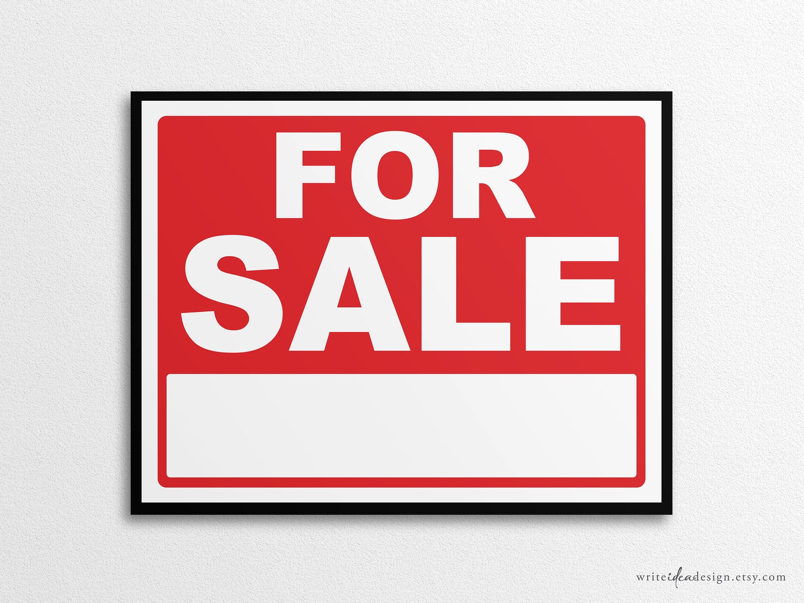 Printable for Sale Sign - US Letter and A4 Sizes, Instant Download PDF ...