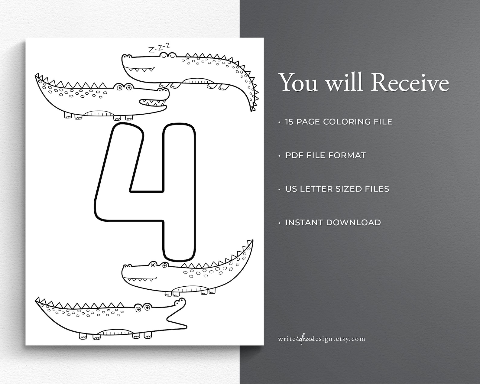 Number Coloring Pages 1-15. Preschool Activity. Toddler Coloring Page ...