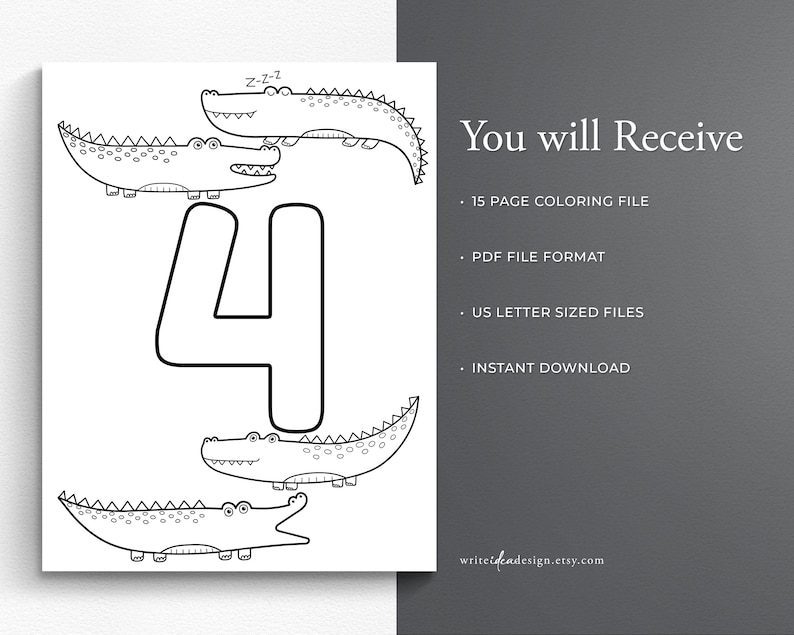 Number Coloring Pages 1-15. Preschool Activity. Toddler Coloring Page ...