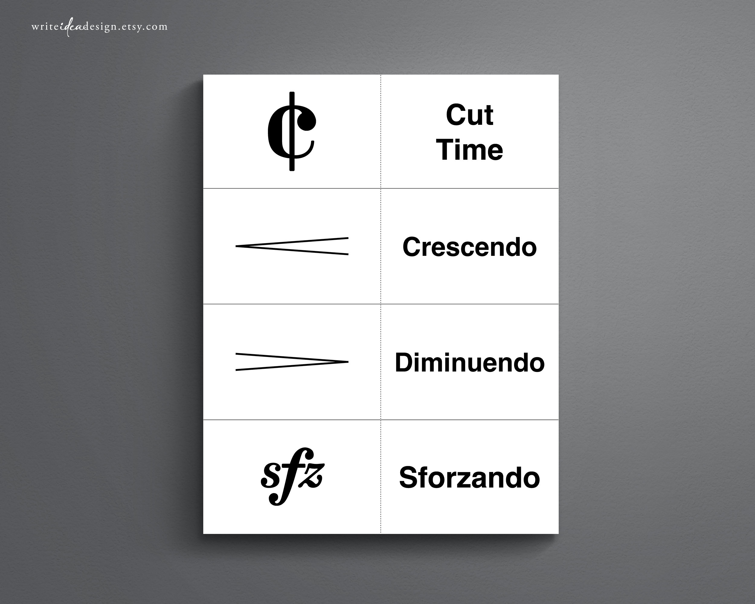 Crescendo Symbol