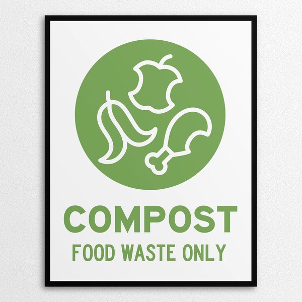 Food Waste Sign - Etsy UK