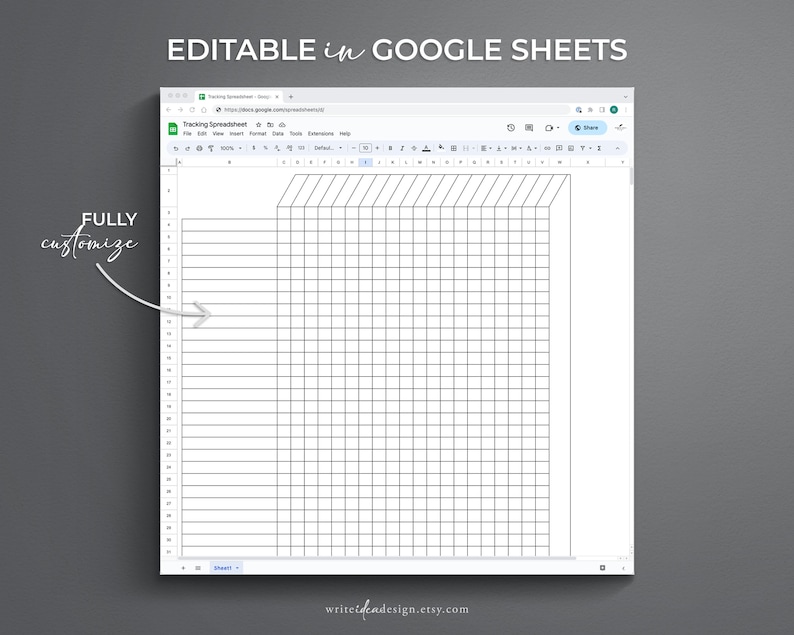 Printable Blank Tracking Spreadsheet. Printable PDF, Excel, Google ...