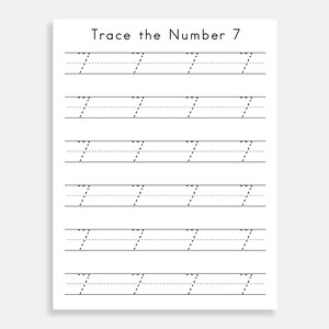 Number Tracing. 1-25 Tracing. Handwriting Practice. Learn to - Etsy