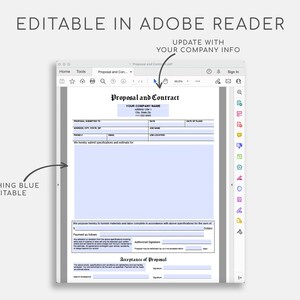 Contract Template. Pdf/google Docs/microsoft Word. Contract - Etsy