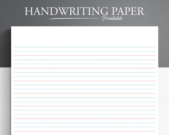 Red And Black Handwriting Lines