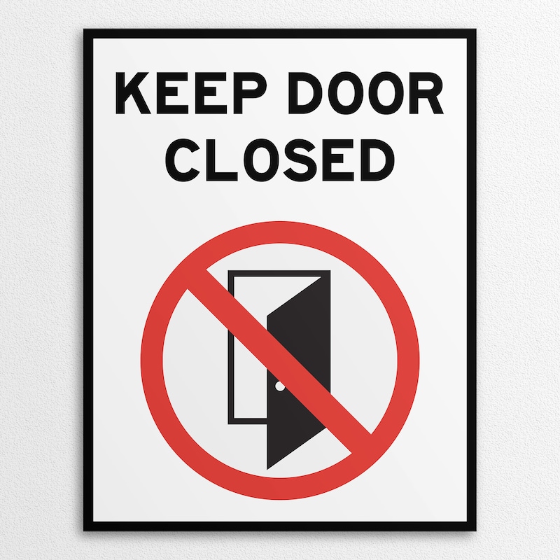 Please Keep Door Open Sign - Etsy
