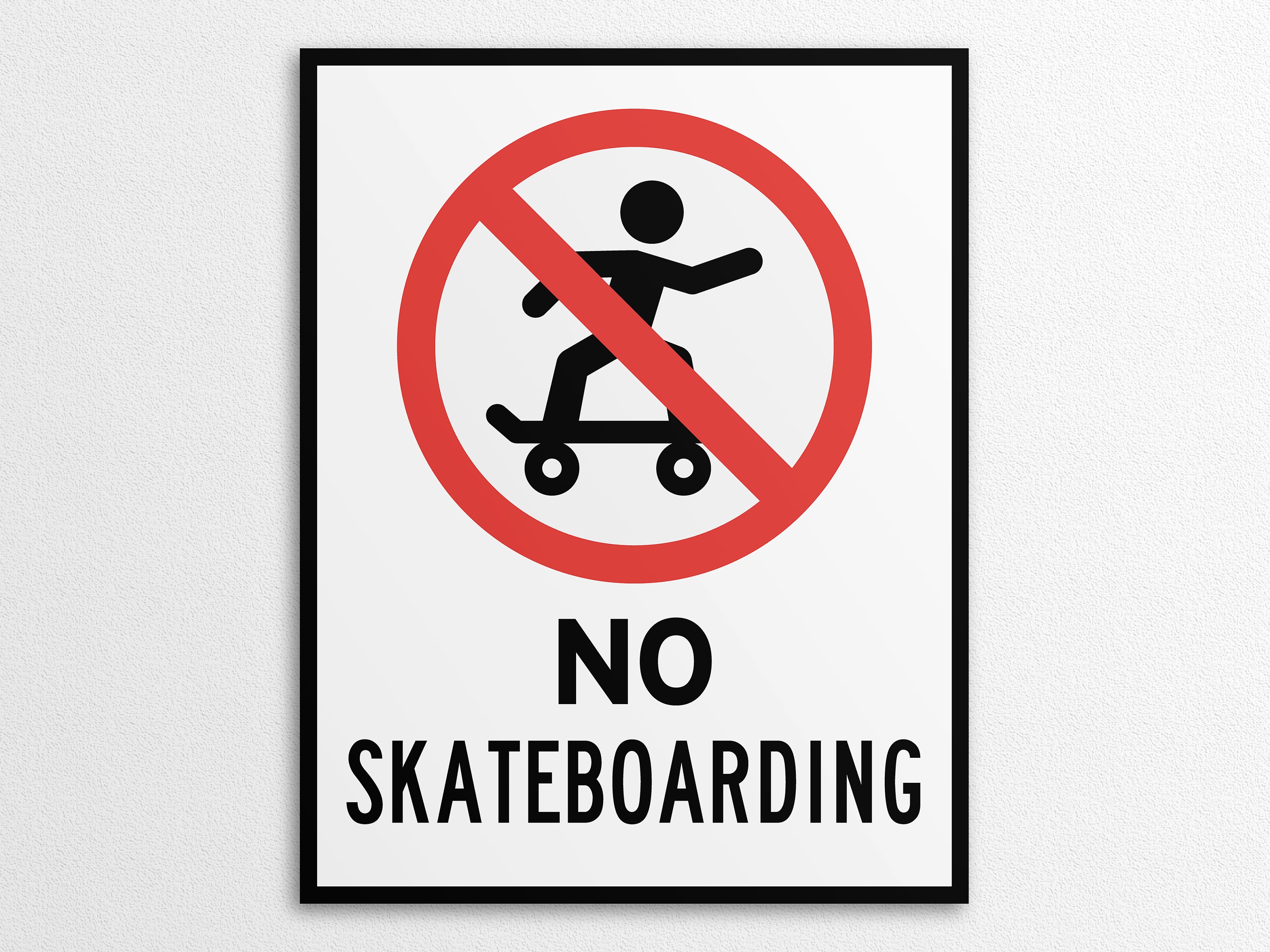 Printable No Skateboarding Signs in US Letter and A4 Sizes - Etsy