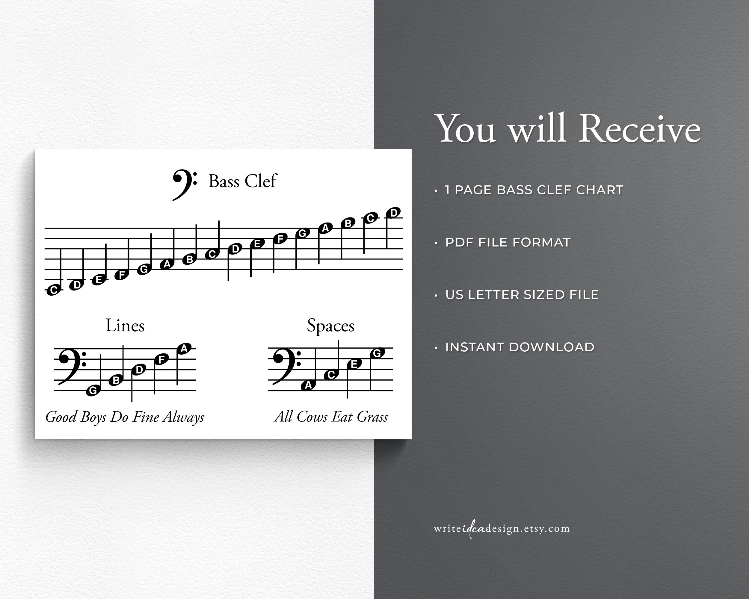 Printable Bass Clef Chart Learn Bass Clef Learn To Read Bass Etsy printable-bass-clef-chart-learn-bass-clef-learn-to-read-bass-etsy