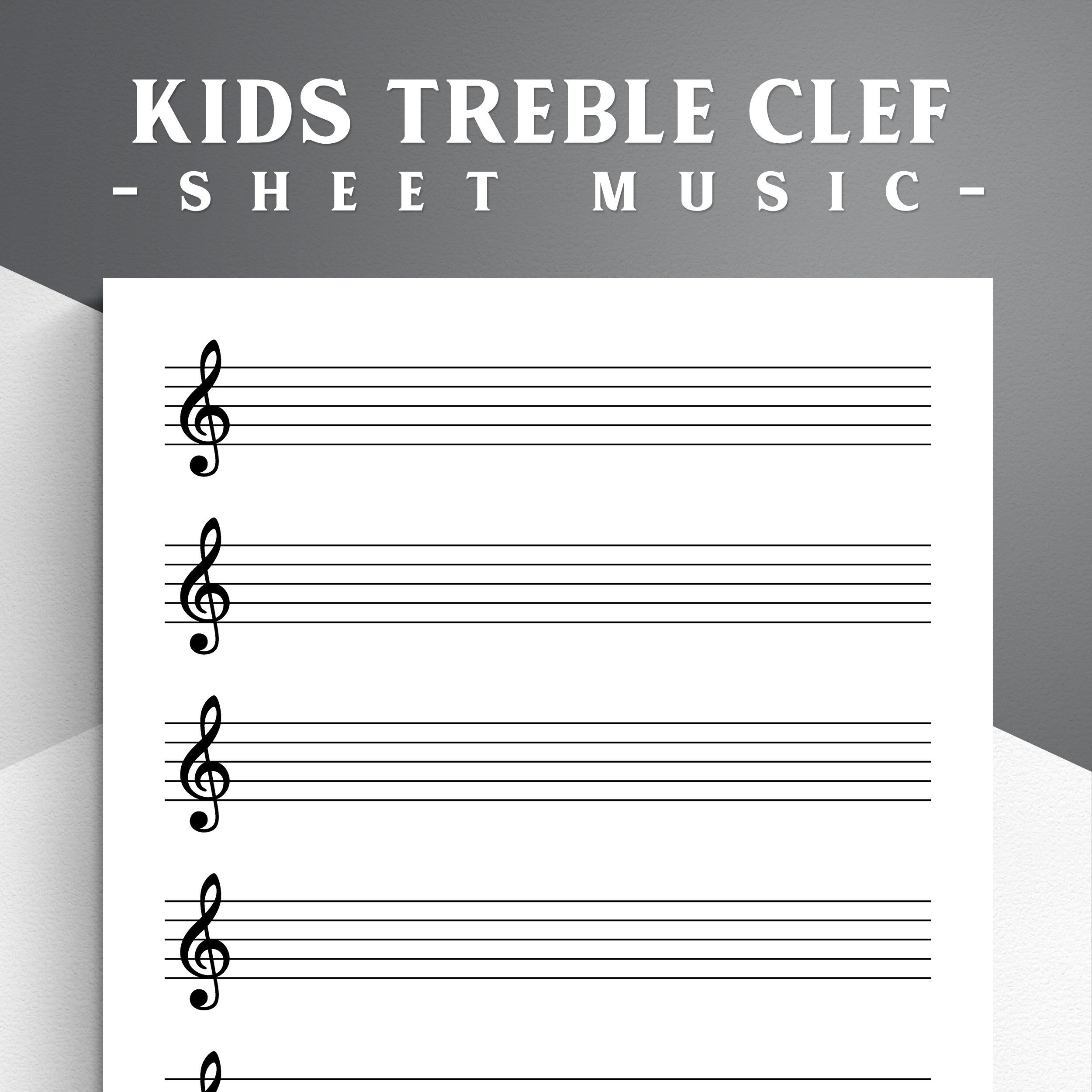 Blank Piano Sheet Music With Measures