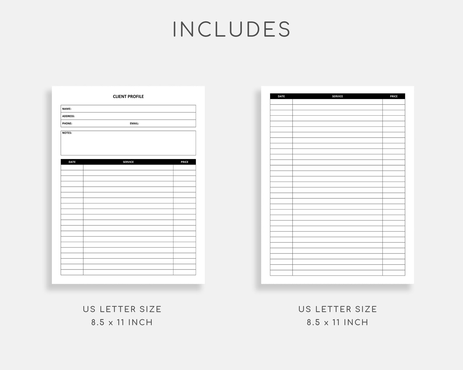 Client Profile. Customer Information Card. Client Profile - Etsy UK