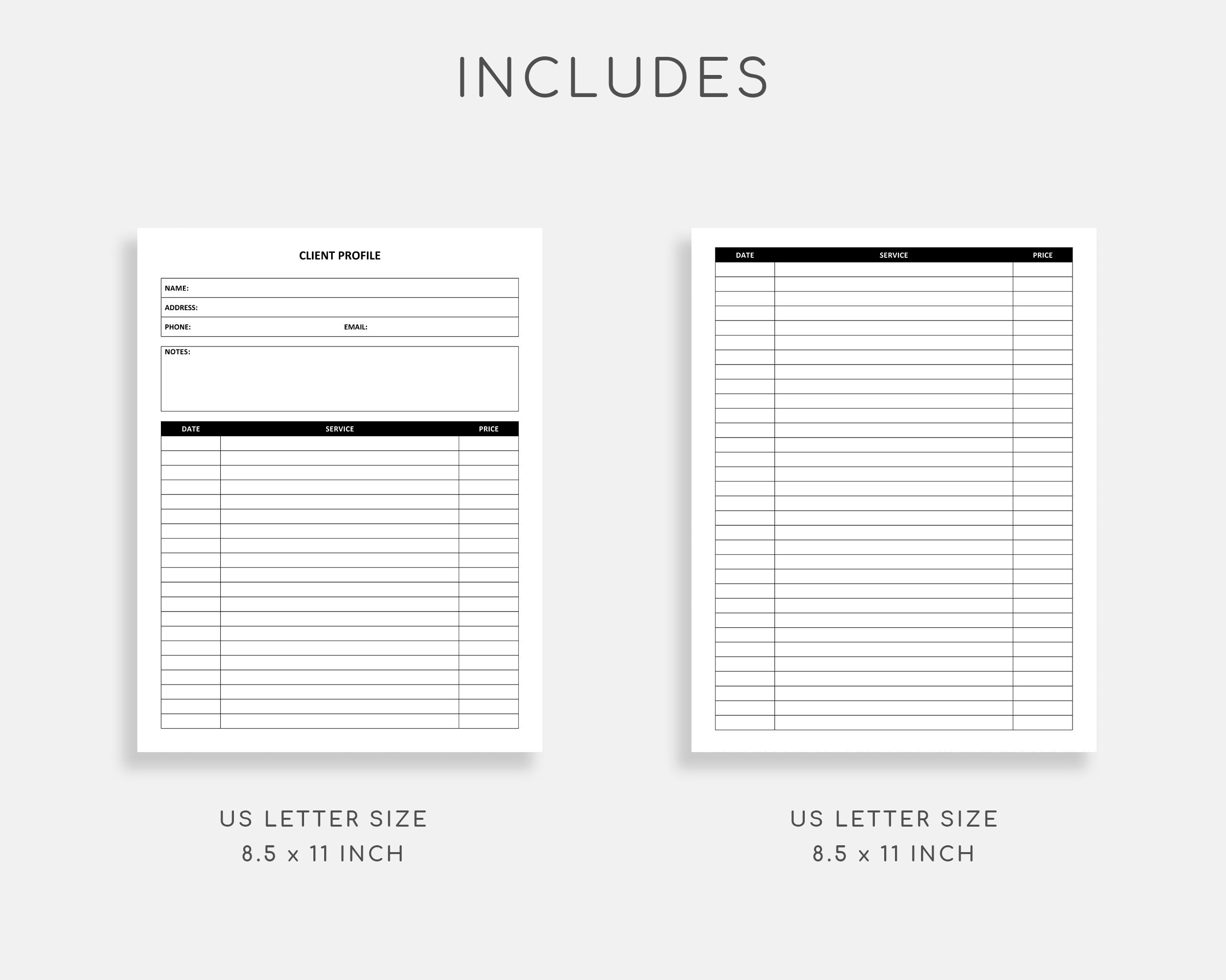 Client Profile. Customer Information Card. Client Profile - Etsy UK