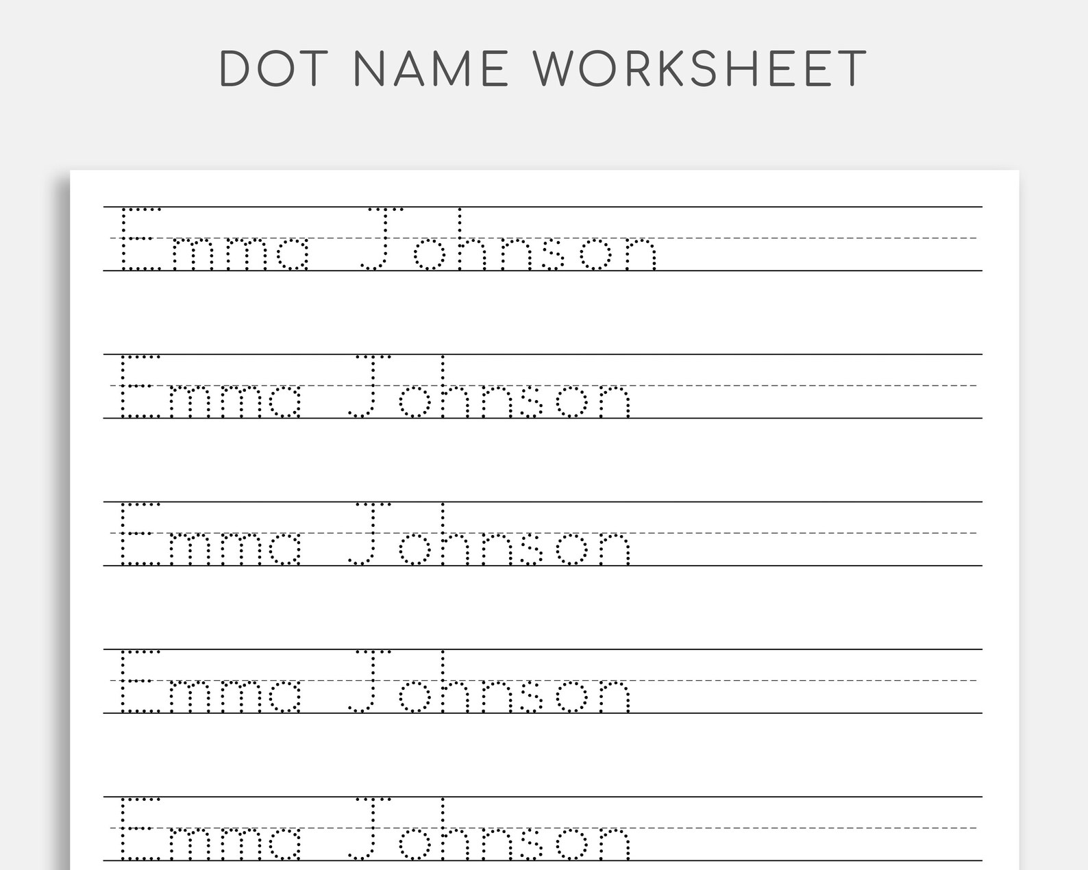 Dot Name Tracing Sheet Dot Name Writing Dot Name Paper Name Etsy dot-name-tracing-sheet-dot-name-writing-dot-name-paper-name-etsy