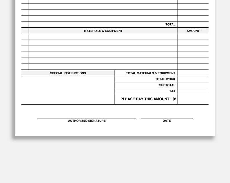 Cleaning Work Order. Pdf/google Docs/microsoft Word. Cleaning - Etsy