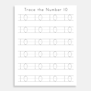 Number Tracing. 1-25 Tracing. Handwriting Practice. Learn to - Etsy