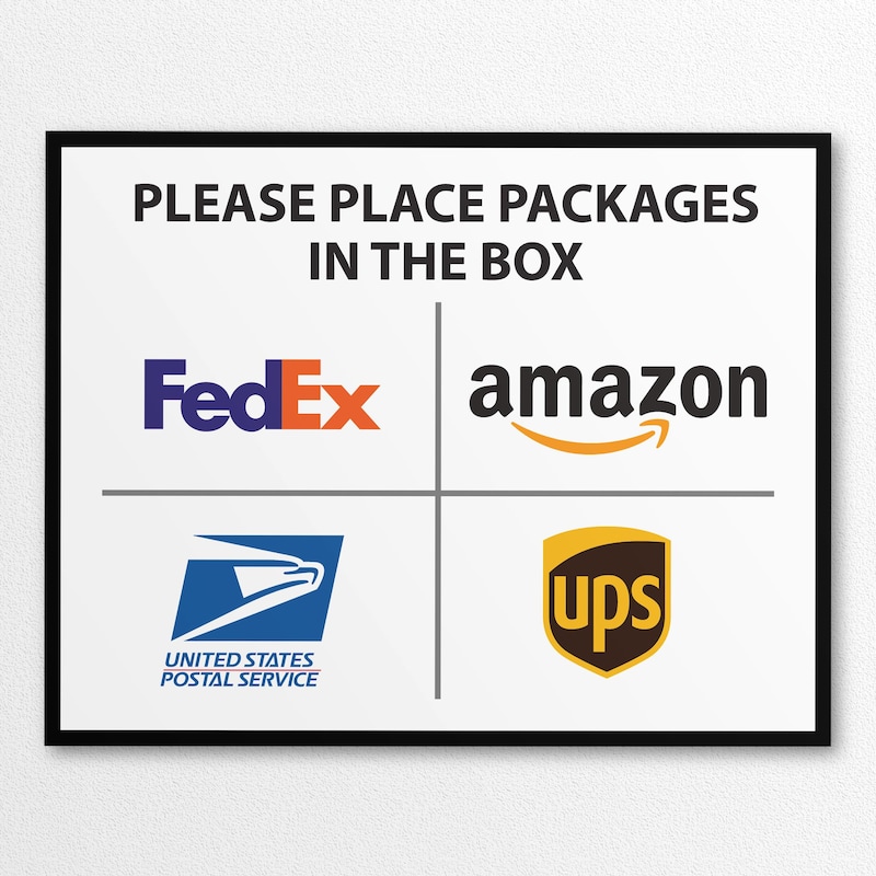 Leave Package in the Box - Etsy