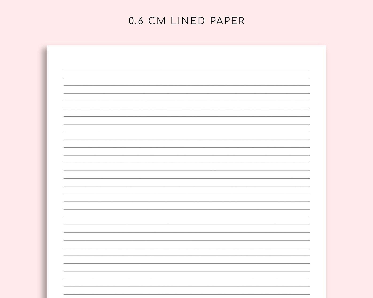 Printable Lined Paper. Wide Ruled Paper. College Ruled Paper. - Etsy ...