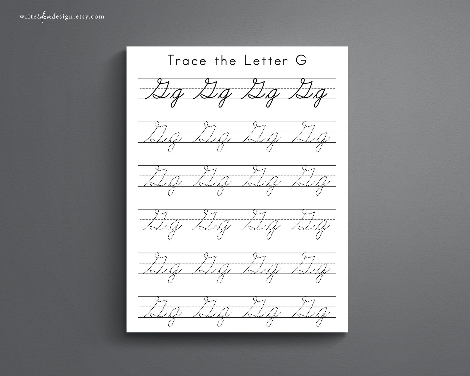 Cursive Letter Tracing. Cursive Handwriting Practice. Learn Cursive ...