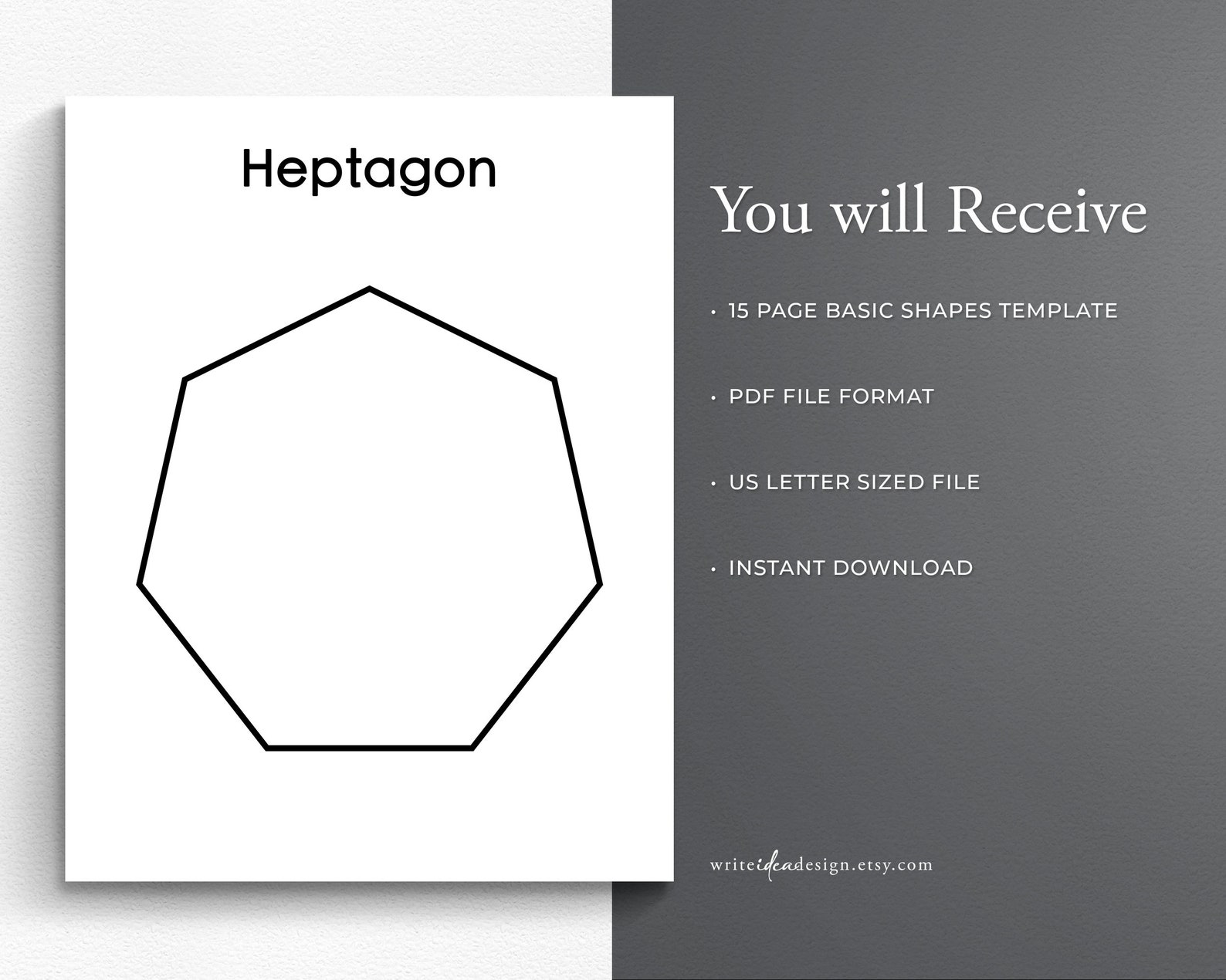 Basic Shape Pages. 15 Basic Shape Coloring Pages. Shape - Etsy