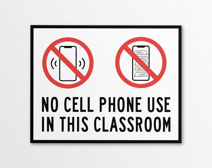 Printable No Cell Phones Allowed Sign, Printable No Cell Phone Use in ...