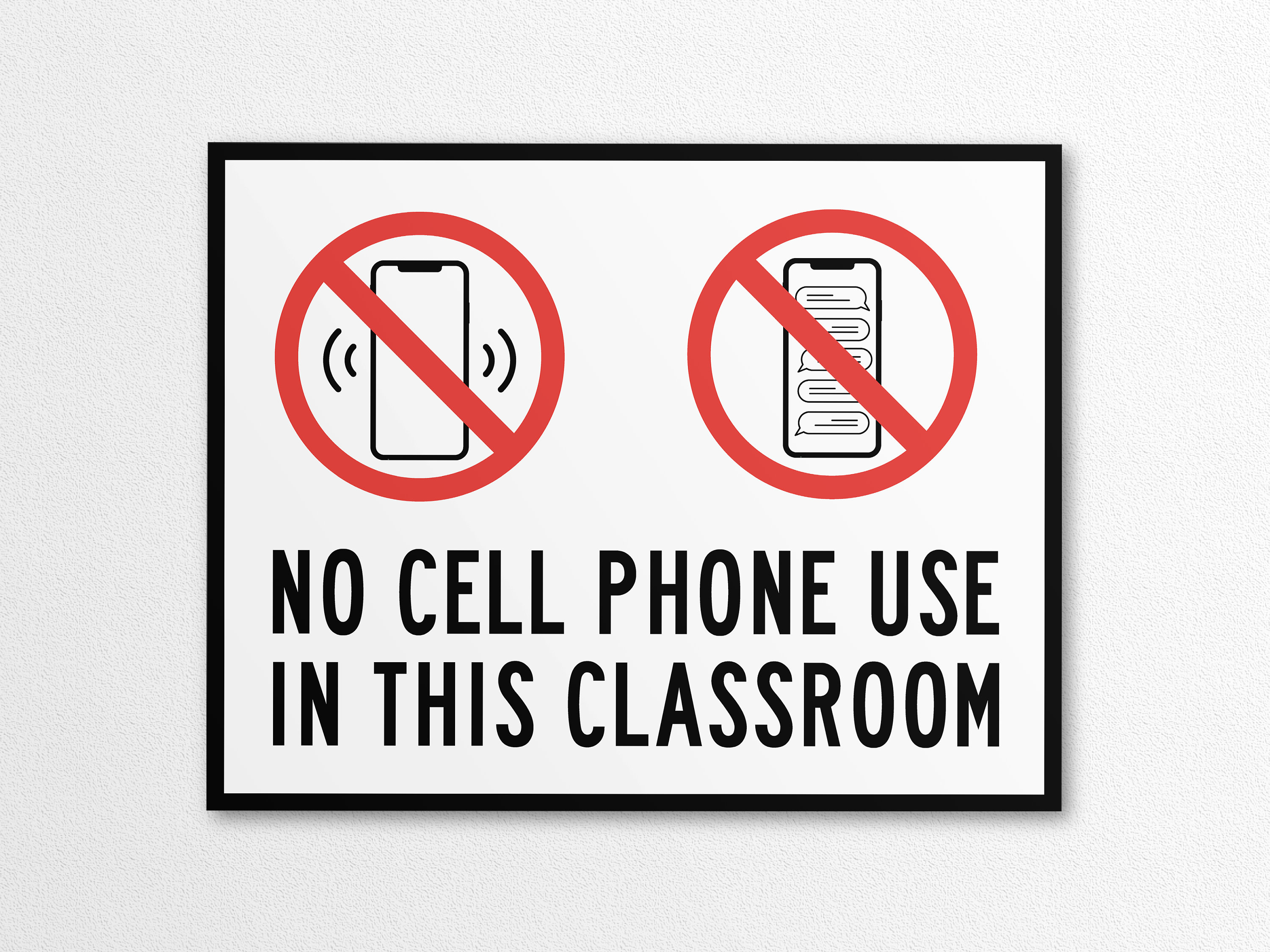 No Cell Phone Use in Classroom Sign: Printable Poster (PNG/PDF) - Etsy