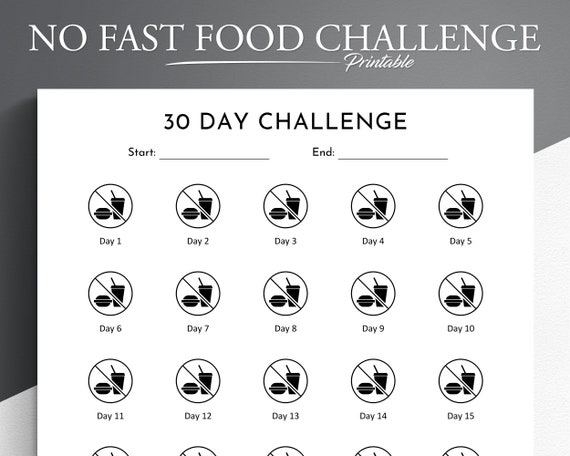 No Fast Food Challenge