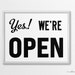Printable Closed and Open Signs Set in US Letter, Instant Download PDF ...
