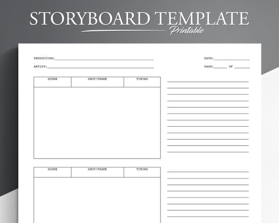 Printable Storyboard