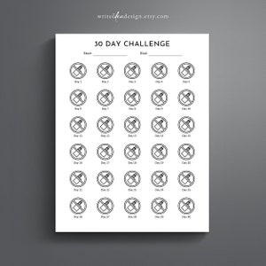Quit Vaping Printable Challenge. Stop Vaping Tracker. - Etsy