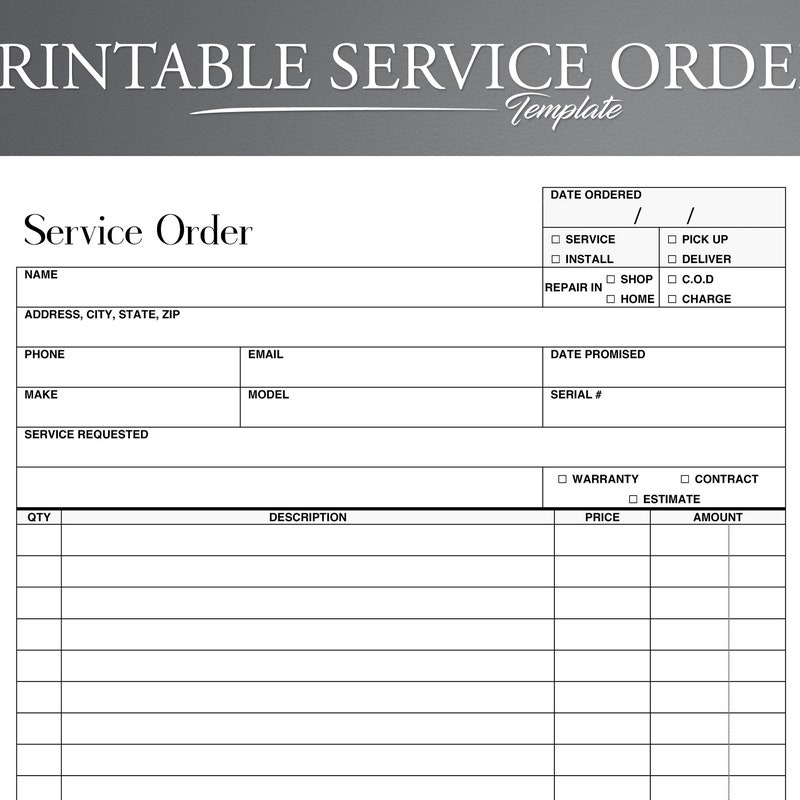 Order of Service - Etsy