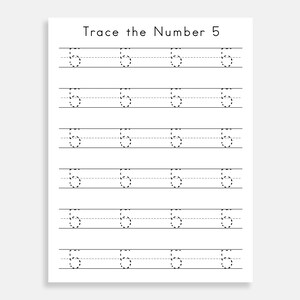 Number Tracing. 1-25 Tracing. Handwriting Practice. Learn to - Etsy