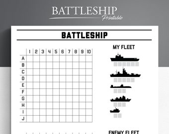 Battleship Board Game - Etsy