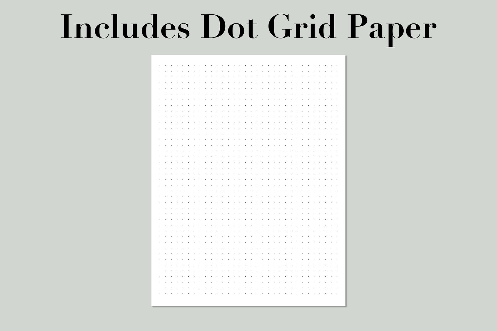 Printable Graph Paper PDF. Dot Grid Paper. Bullet Paper. Grid - Etsy