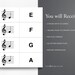 Printable Music Note Flash Cards. Treble Clef. Learning to - Etsy