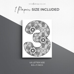 Mandala Number Coloring Pages. 0-9 Number Coloring. Printable Number ...