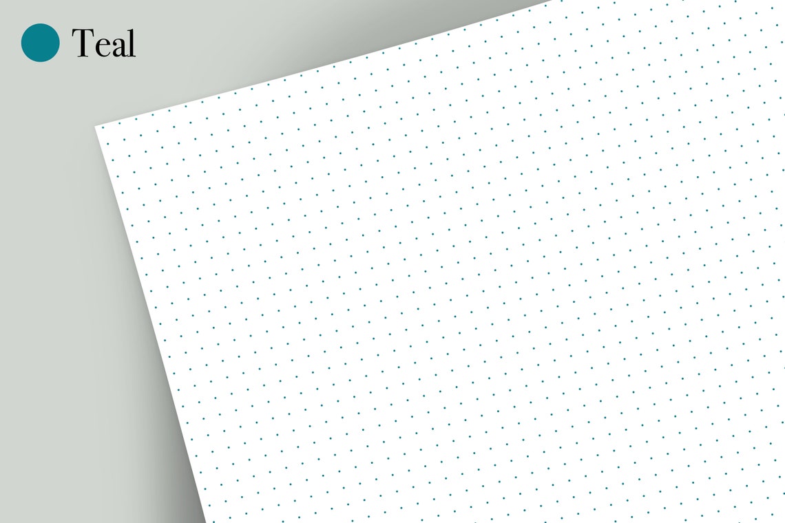 Printable Dot Grid Paper. Bullet Paper. Dot Graph Paper. - Etsy