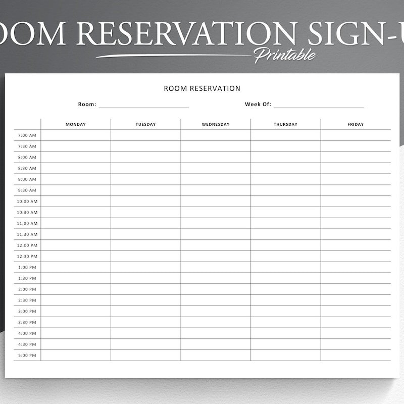 Reservation Sign - Etsy