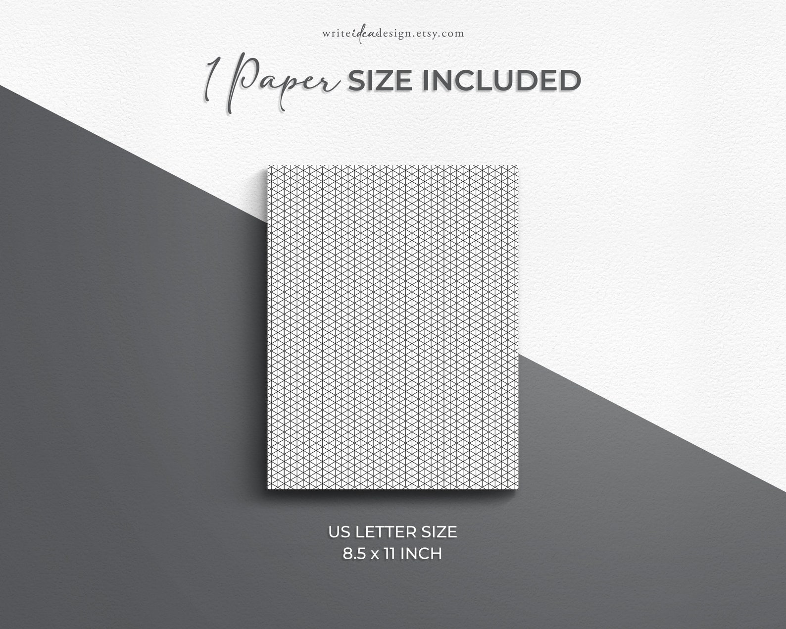 Isometric Graph Paper. Digital Isometric Grid Paper. PDF and PNG for US ...