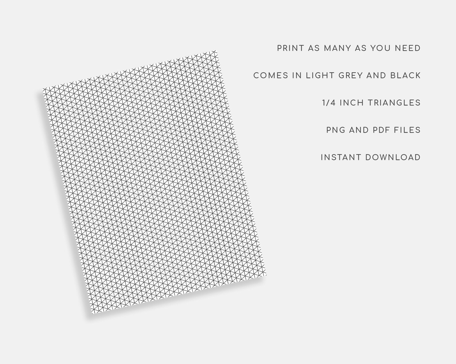 Isometric Graph Paper. Digital Isometric Grid Paper. PDF and - Etsy UK