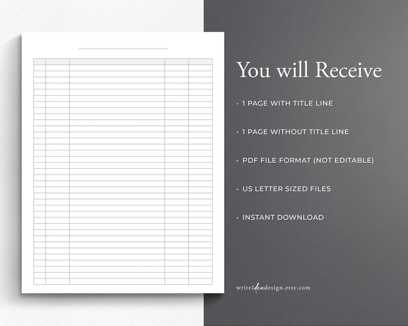 Printable Transaction Log. Transaction Logbook. Transaction - Etsy