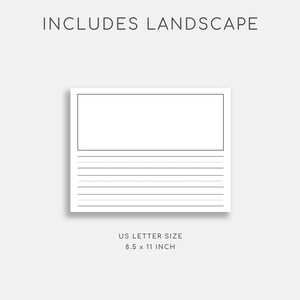 Handwriting Story Paper. Penmanship Paper. Writing Practice | Etsy