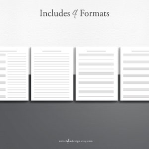 Printable Songwriting Templates - Set of 4 Pdfs. Music and Lyric Sheets ...